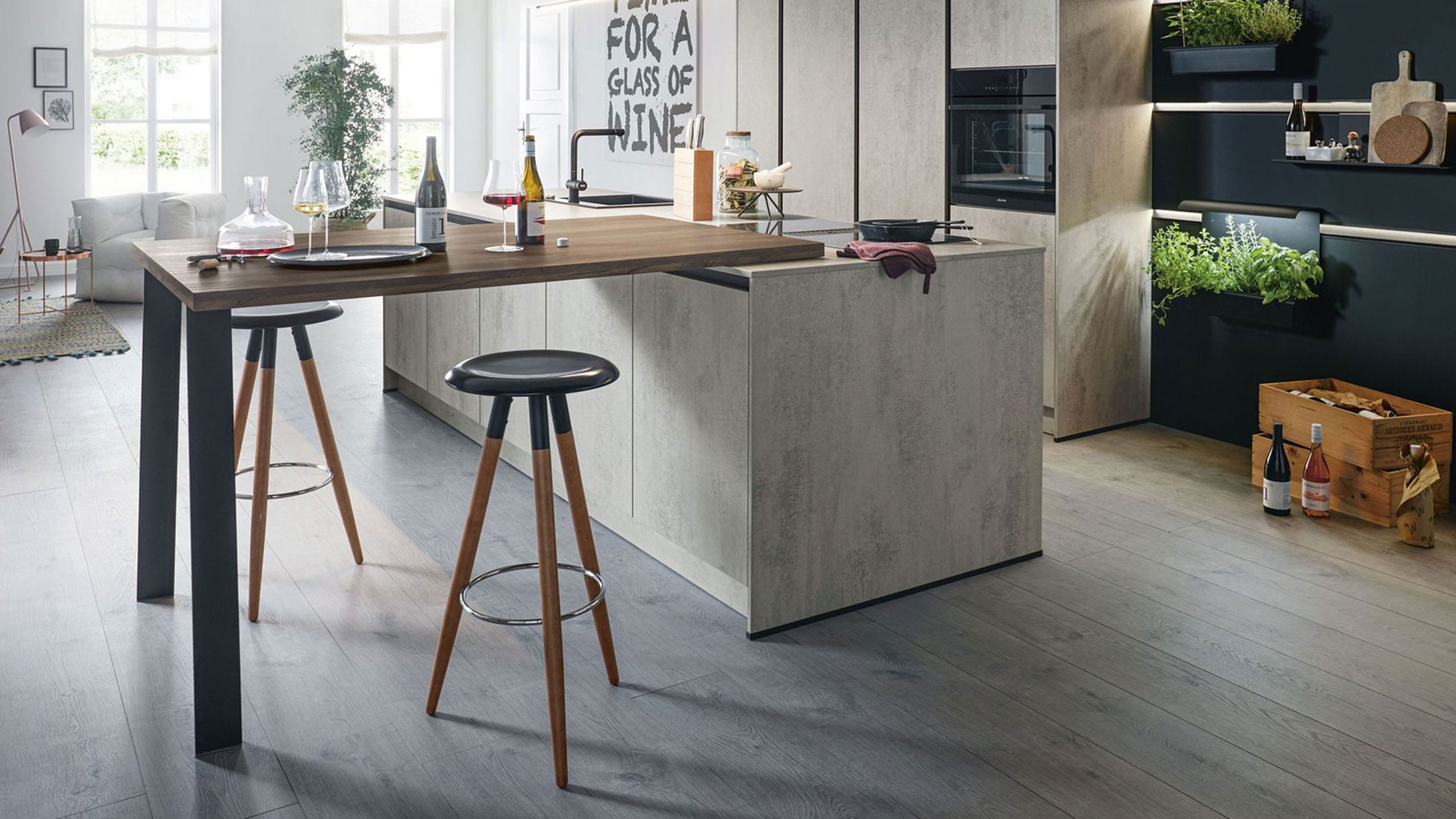 Die Küchentheke: Wie Sie den Essplatz in der Küche als Theke, Tresen ...