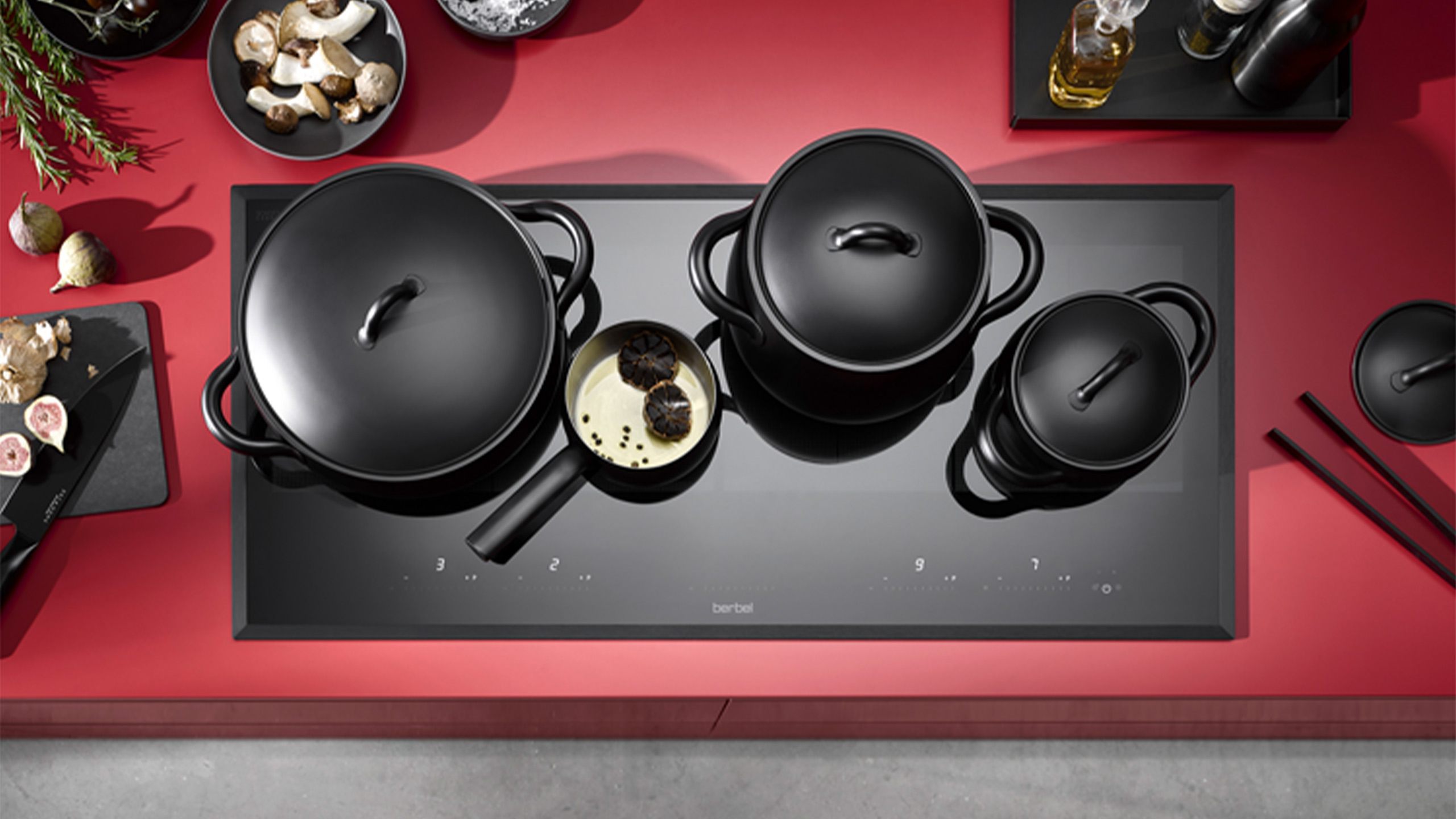 Berbel Performance Panorama: 90 cm Induktionskochfeld mit integrierter ...