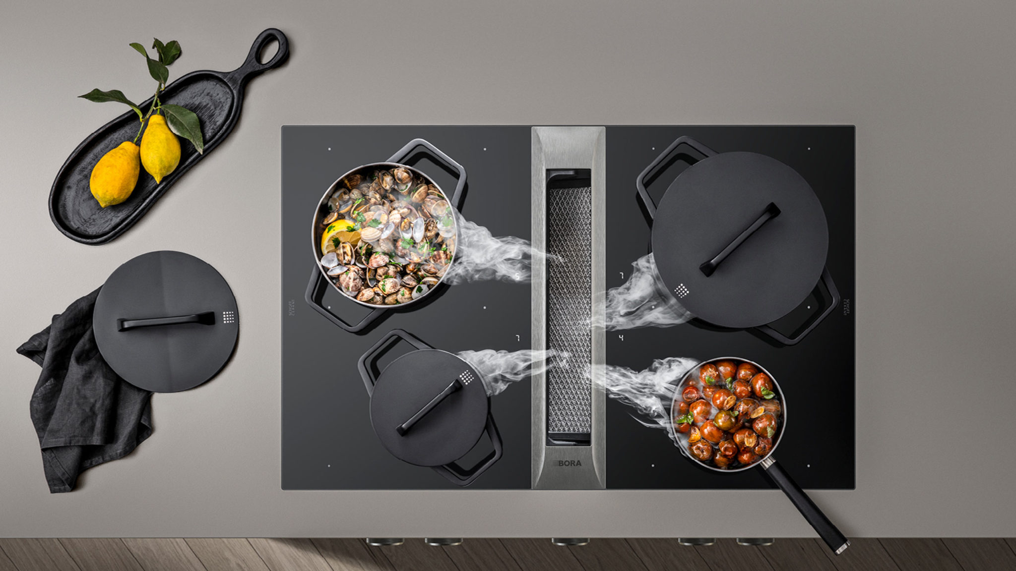 BORA Kochgeschirr: Töpfe & Pfannen passend zum Kochfeldabzug - Küchen Staude